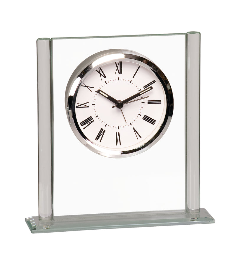 Square Glass Clock – Exclusive Engravings, LLC